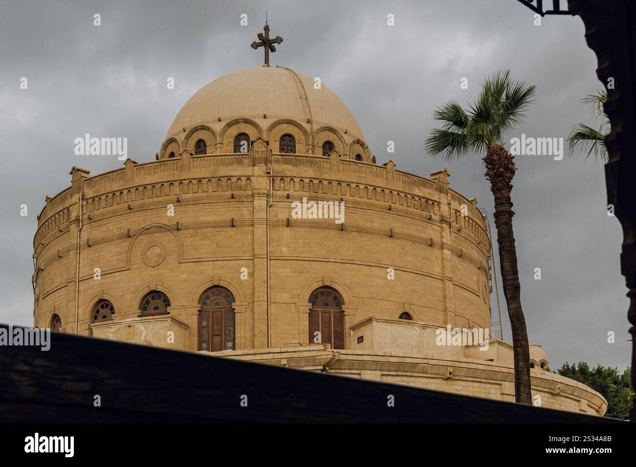 The Church of St. George in Cairo, Egypt Stock Photo - Alamy