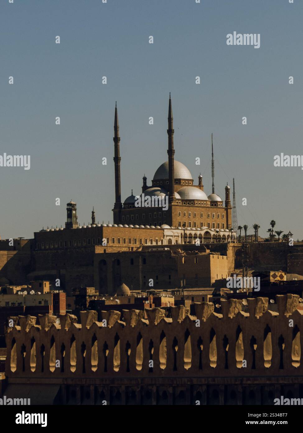 The Citadel of Cairo. Citadel of Saladin in Cairo, Egypt. Muhammad Ali ...