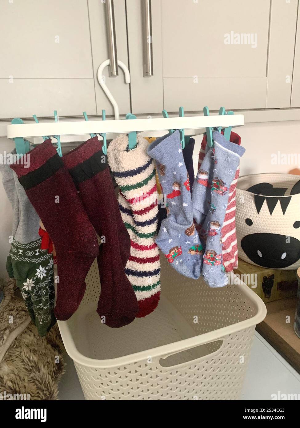 Slippers Socks Sock Slipper Childs children pink fluffy house home baby ...