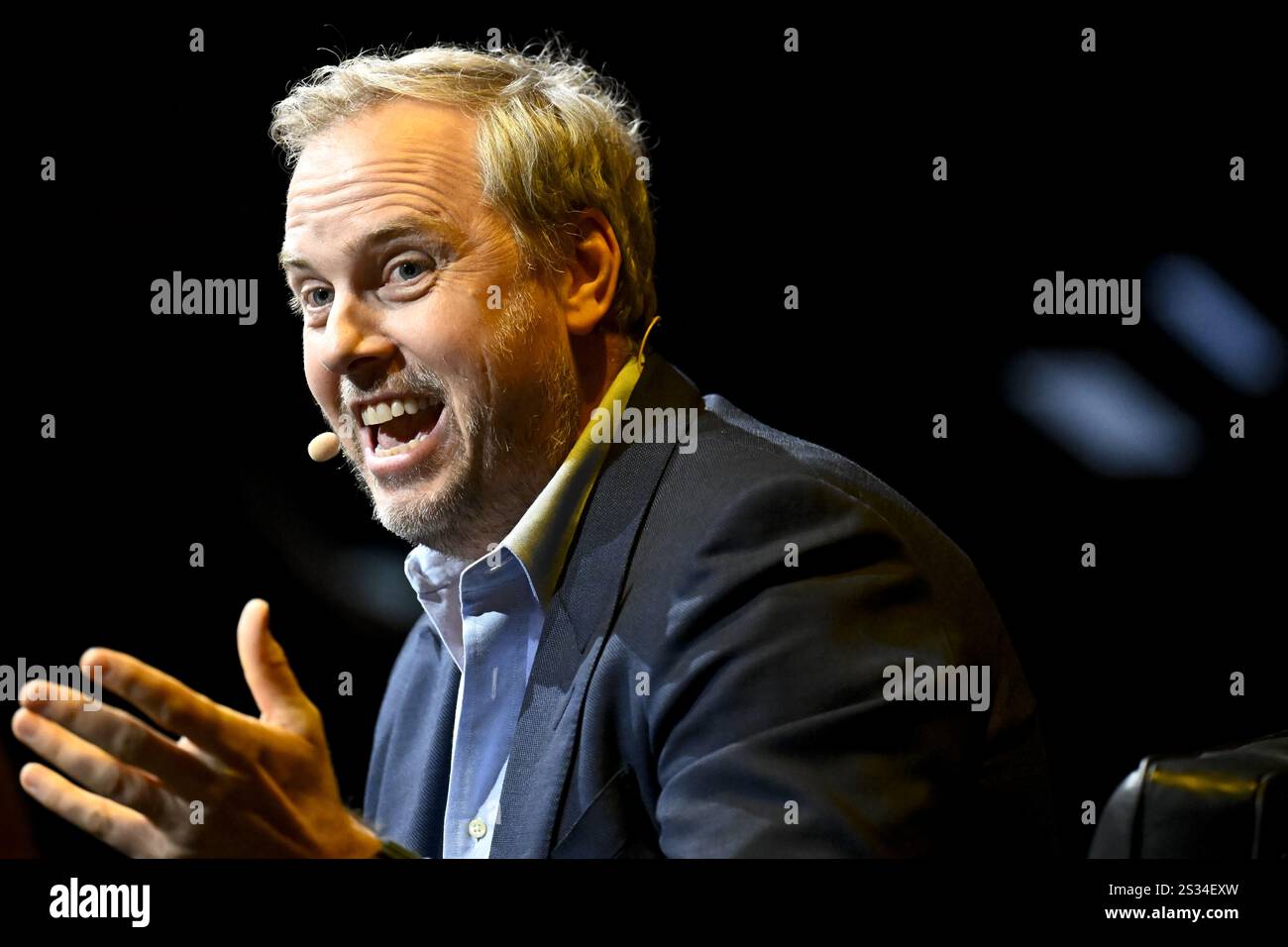Brussels, Belgium. 08th Jan, 2025. Vast CEO Max Haot pictured during ...