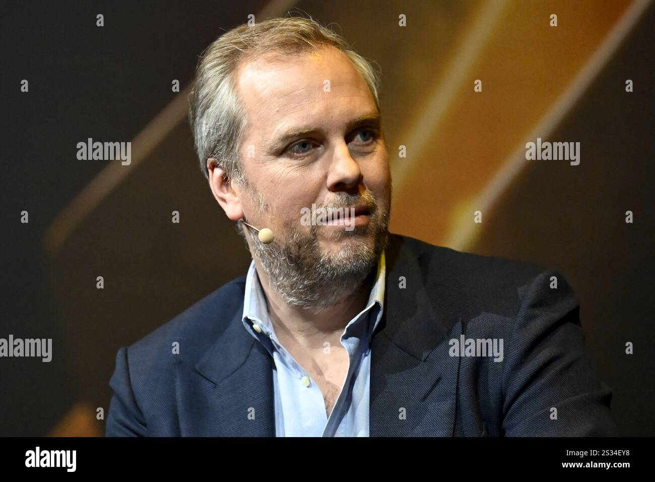 Brussels, Belgium. 08th Jan, 2025. Vast CEO Max Haot pictured during ...