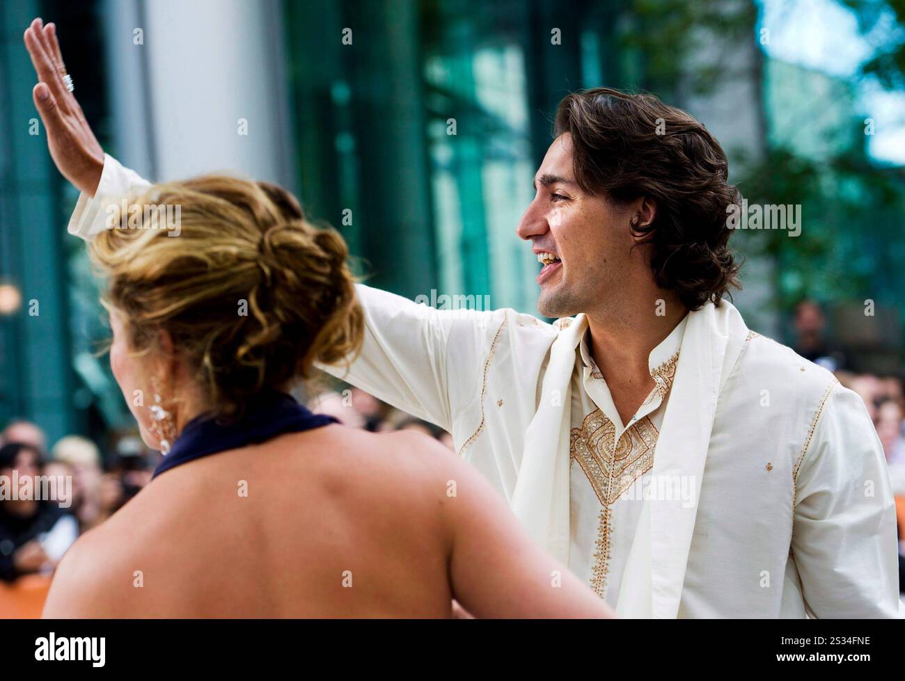 Toronto, Canada. 09th Sep, 2012. Liberal MP Justin Trudeau, right, and ...