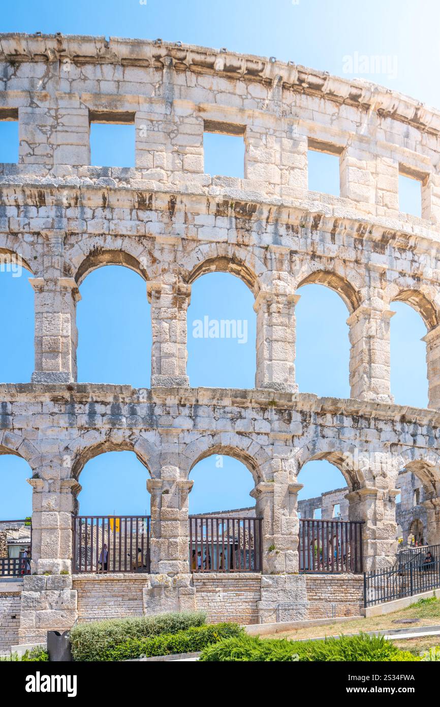 The Roman amphitheatre in Pula stands as a monumental reminder of ...