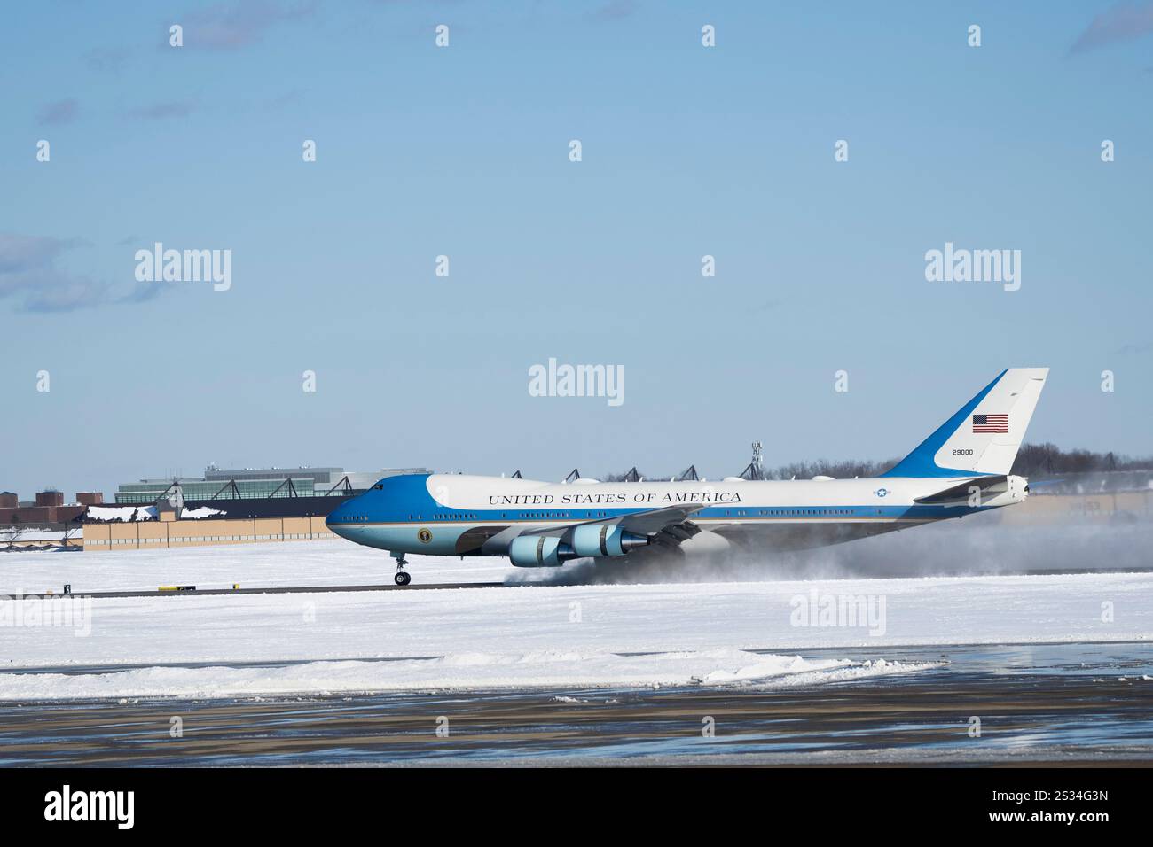 Special Air Mission 39, also known as SAM 29000, one of two aircraft ...