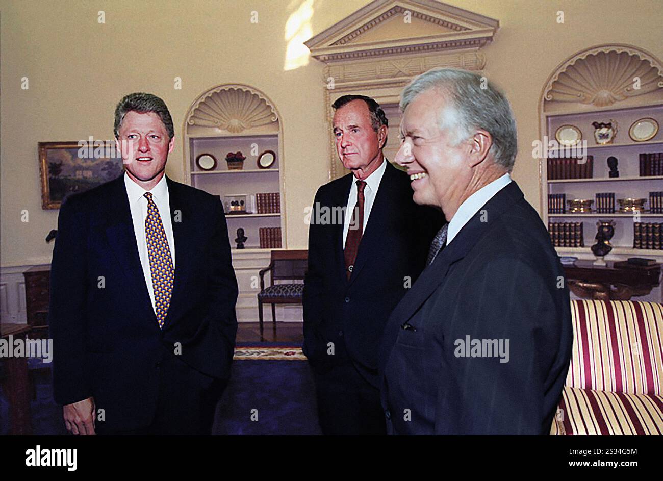 George h w bush oval office hi-res stock photography and images - Alamy