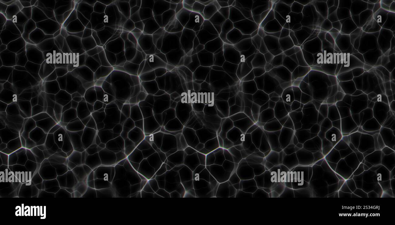 shiny rays reflections in the water . water caustics on black ...