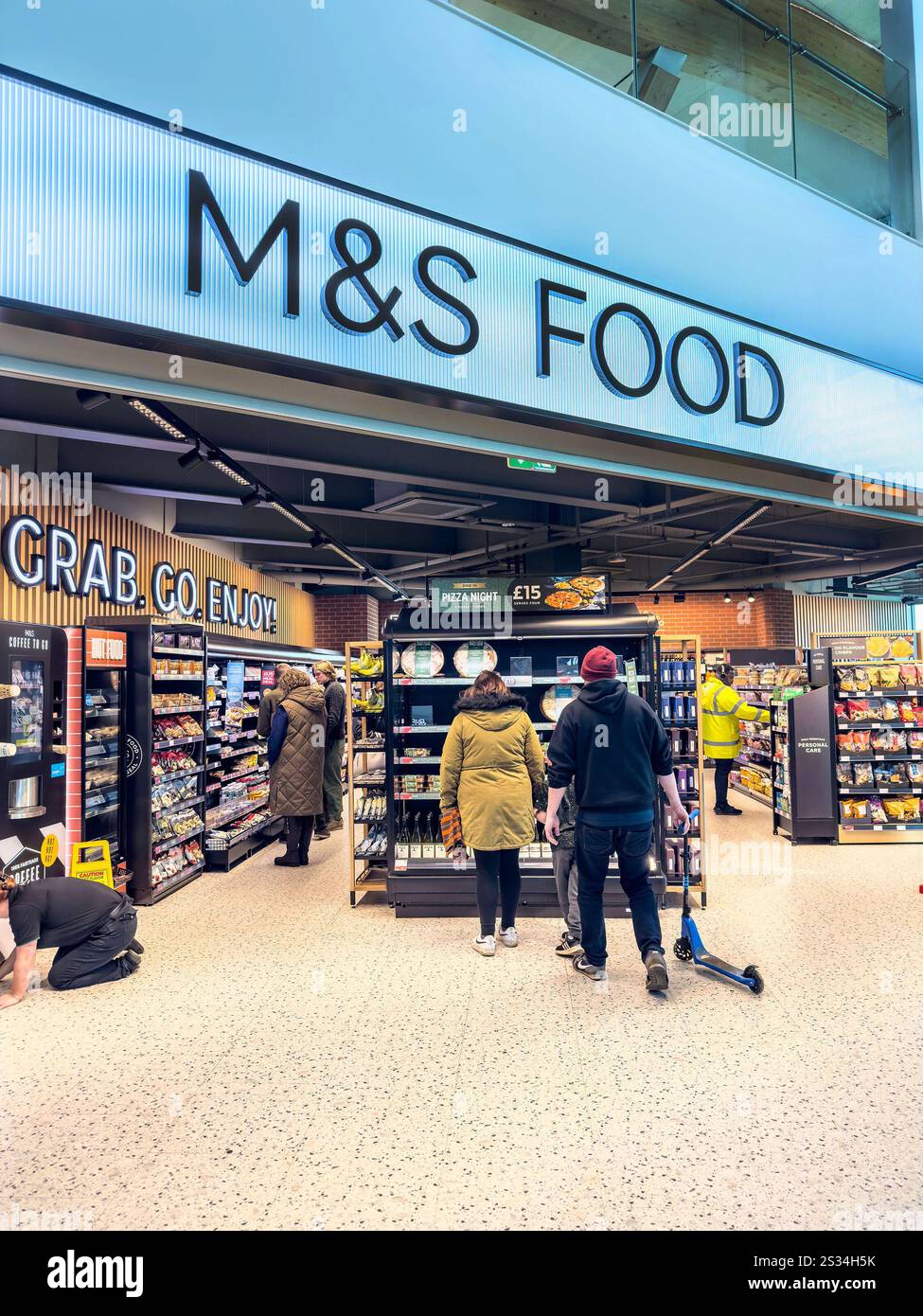 Marks spencers store sign smartphone stock photos and images - Alamy