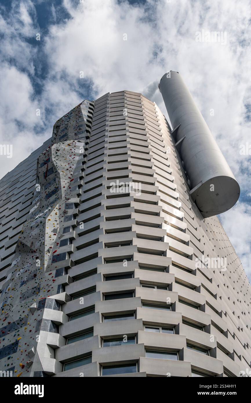 Amager Bakke, CopenHill, waste incineration plant with artificial ski ...