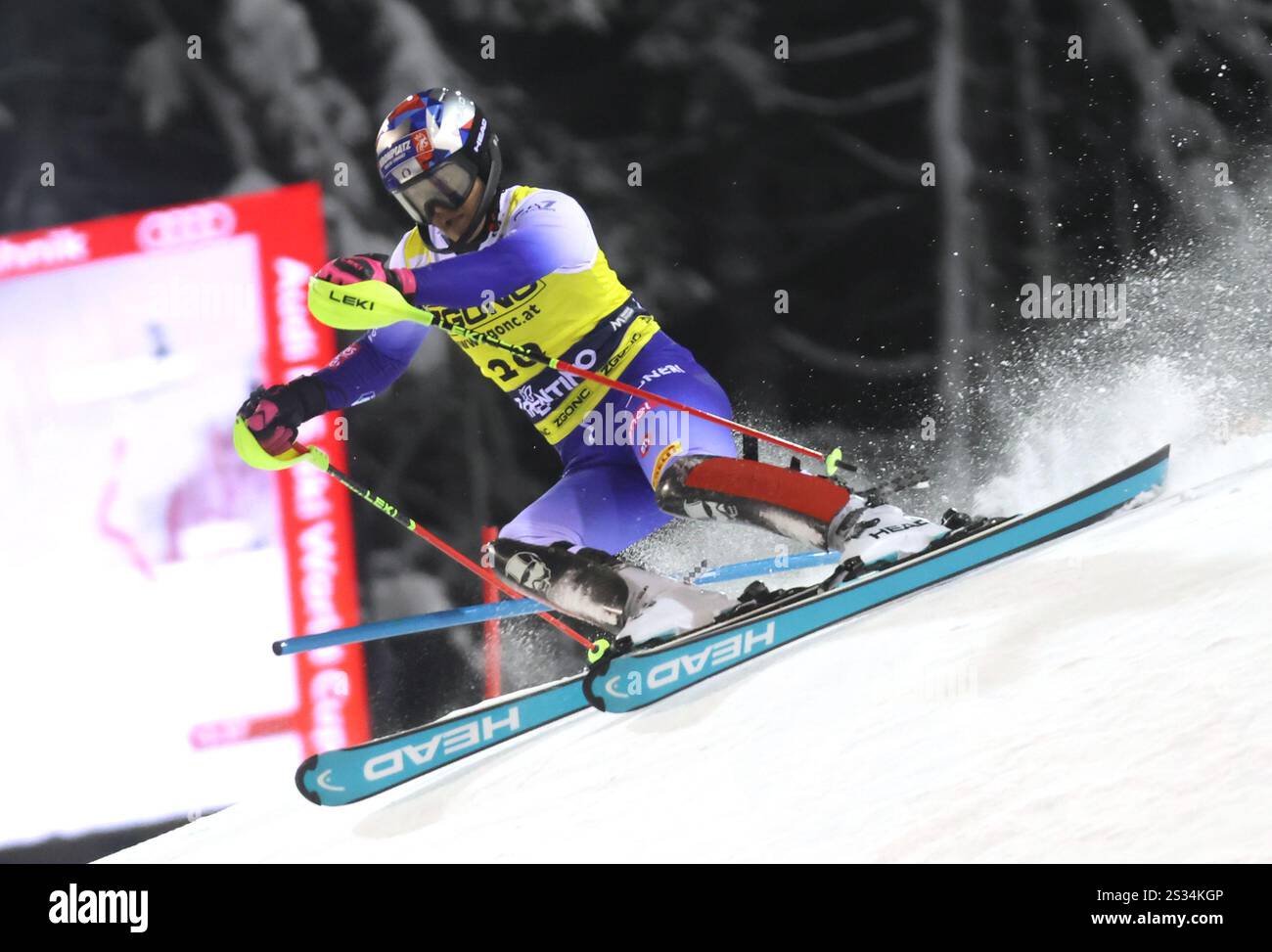Madonna Of Campiglio, Italy. 08th Jan, 2025. Madonna di Campiglio - Skiing, Ski World Cup 2024/ ...