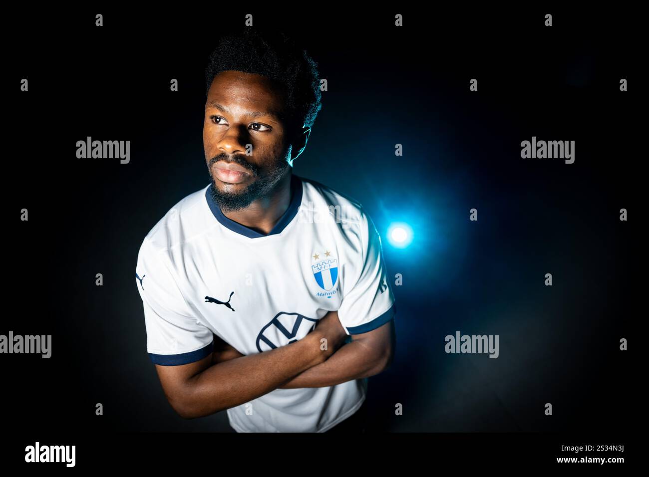 Puerto Banus, Spanien. 08th Jan, 2025. 250108 Malmö FF presenterar ...