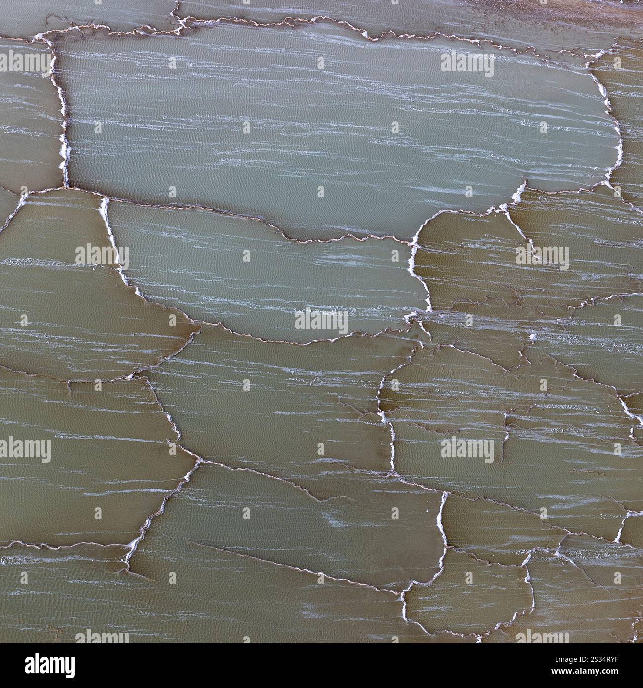 Aerial view of Shark Bay Salt Mining, Western Australia, Australia ...
