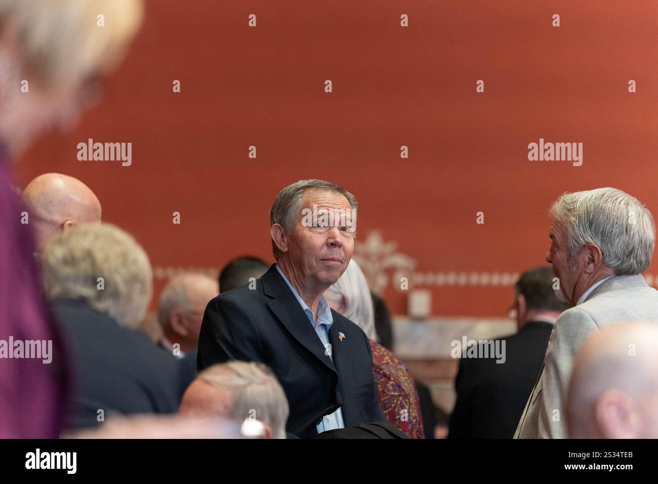 Denver, Colorado, USA. 8th Jan, 2025. Former state Sen. Kevin Lundberg ...