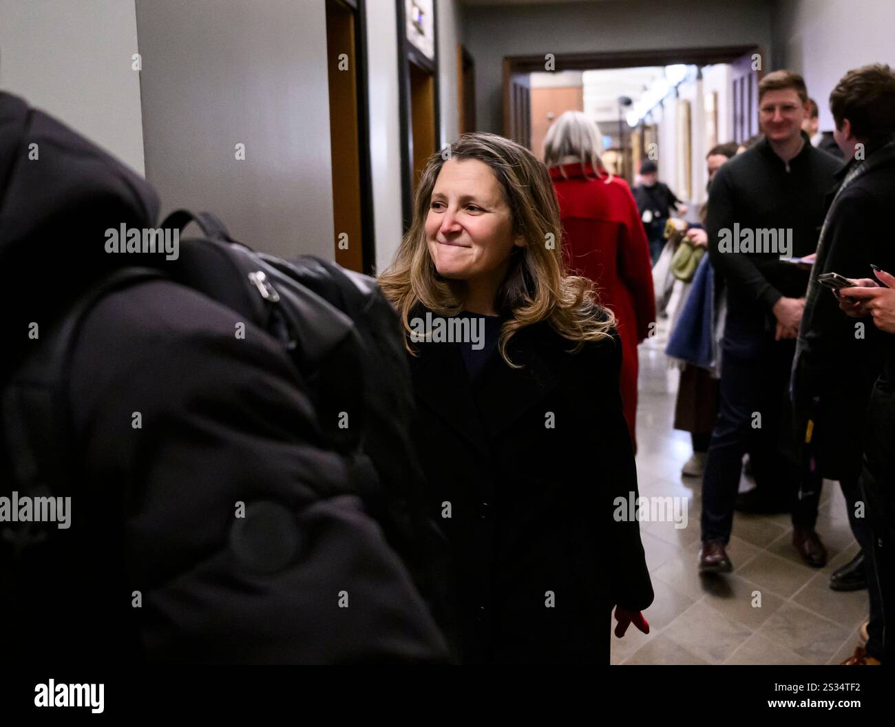 Ottawa, Canada. 08th Jan, 2025. Liberal MP Chrystia Freeland, former ...