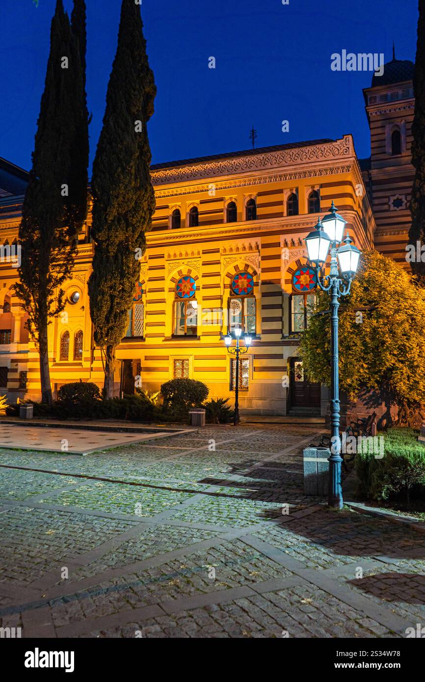 Famous Tbilisi Opera House in the evening Stock Photo - Alamy