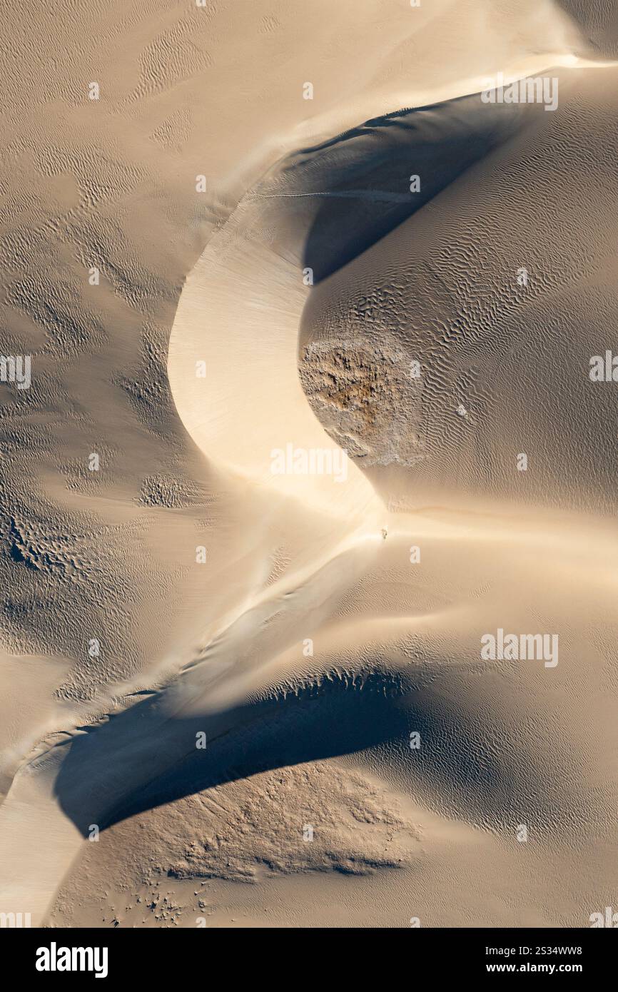 Shark Bay Aerial View of Sand Dunes, Western Australia, Australia Stock ...