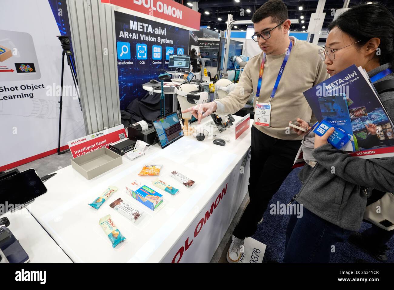 A Solomon Intelligent Retail AI Checkout Station with Nvidia Isaac ...