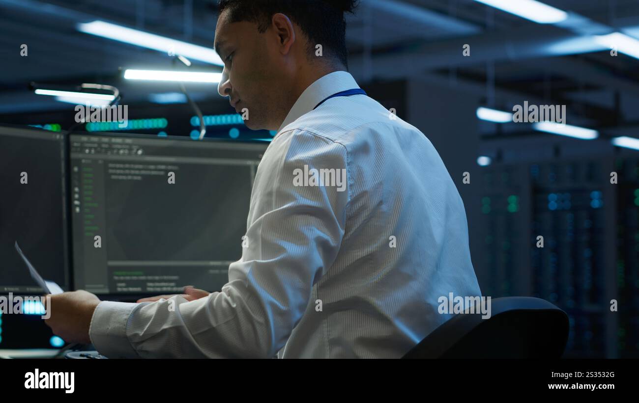 Admin In Data Center Maintaining Accurate Documentation Of Infrastructure Configurations And