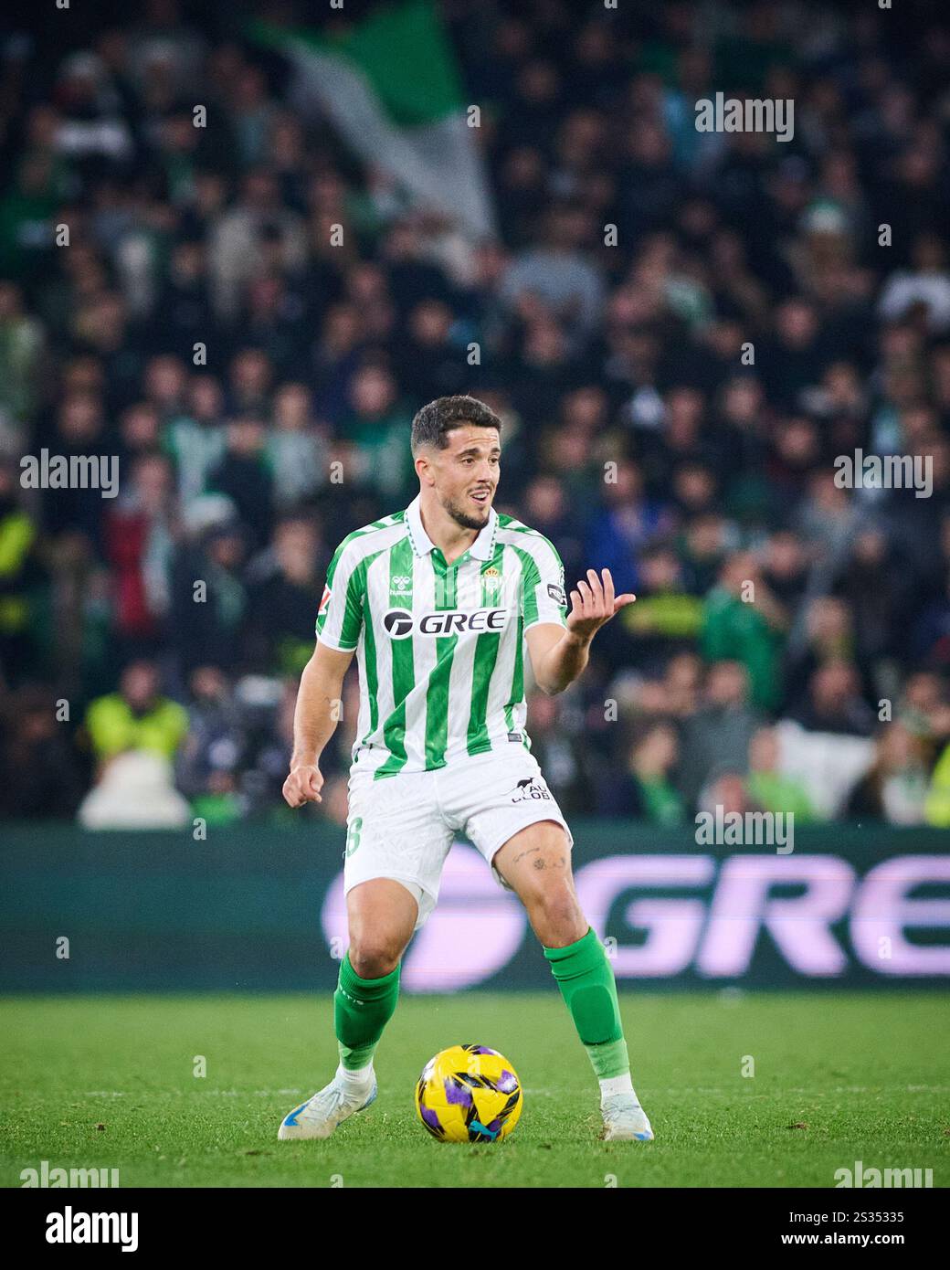 Real Betis Balompie's Pablo Fornals during La Liga match. December 22, 2024. (ALTERPHOTOS/Ropero ...