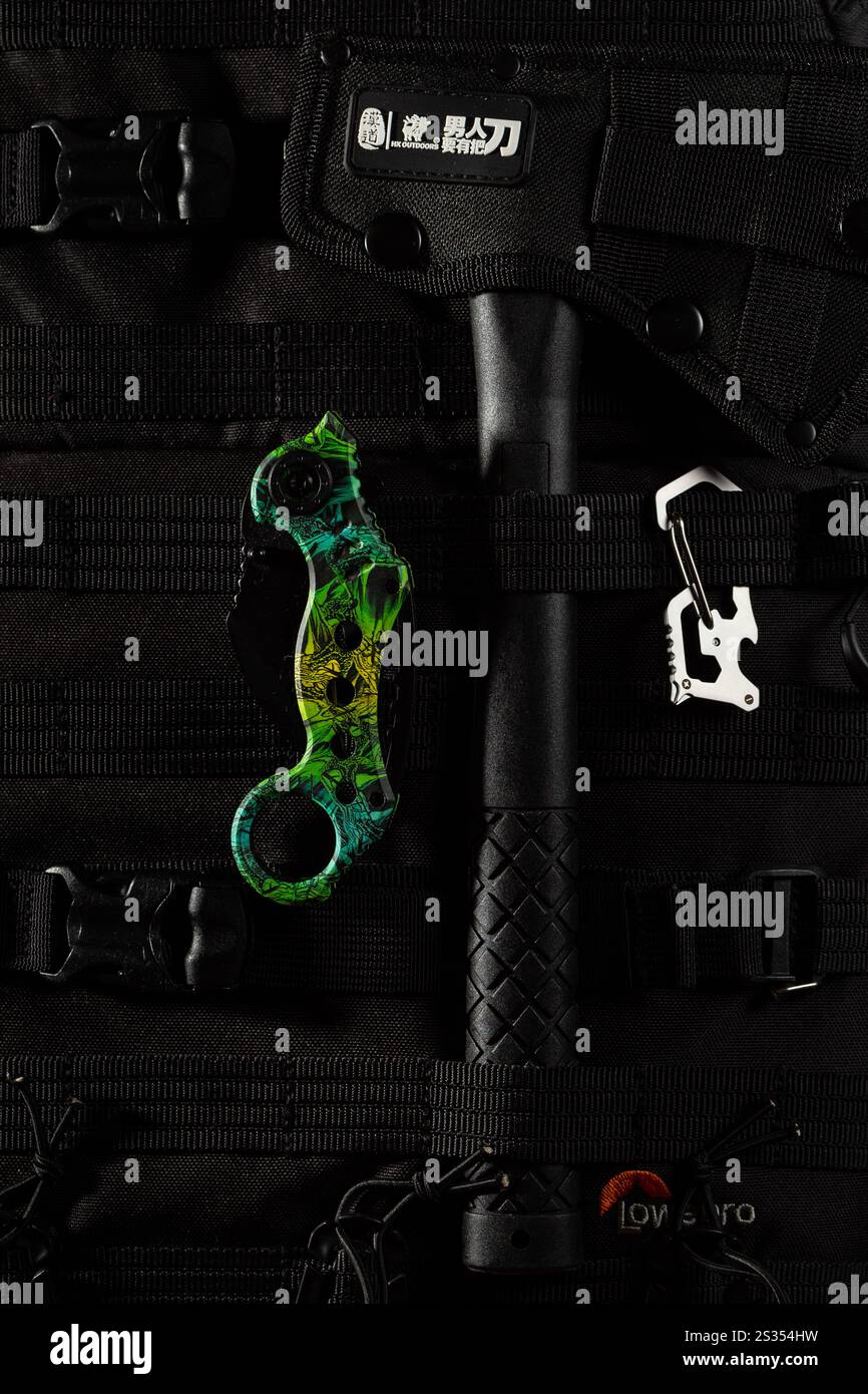 8 January 2025, Survival Back Pack for Wildlife Photographers, Close-up ...