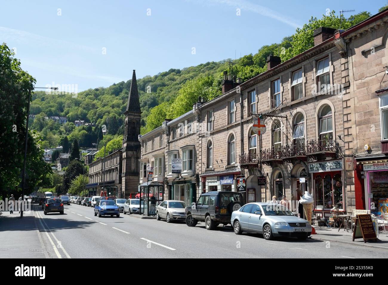 North Parade Matlock Bath in Derbyshire England UK, Inland Resort spa ...