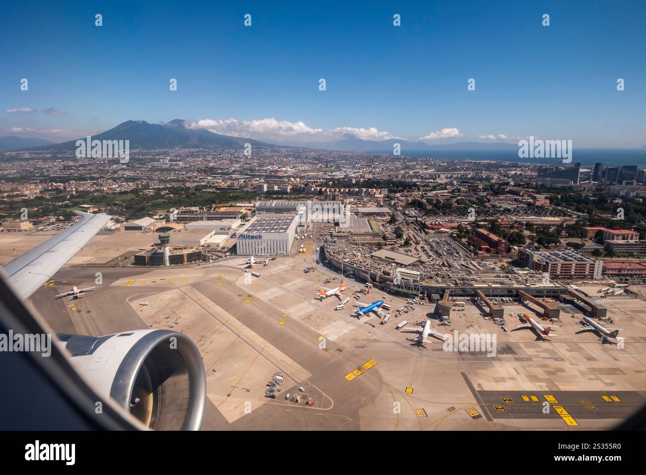 Naples Airport, Gulf of Naples, Italy Stock Photo - Alamy