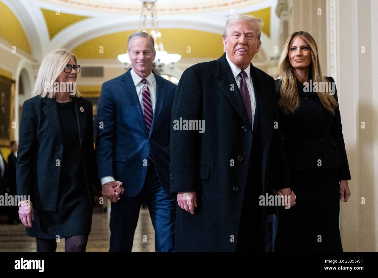 UNITED STATES - JANUARY 8: President-elect Donald Trump and wife ...