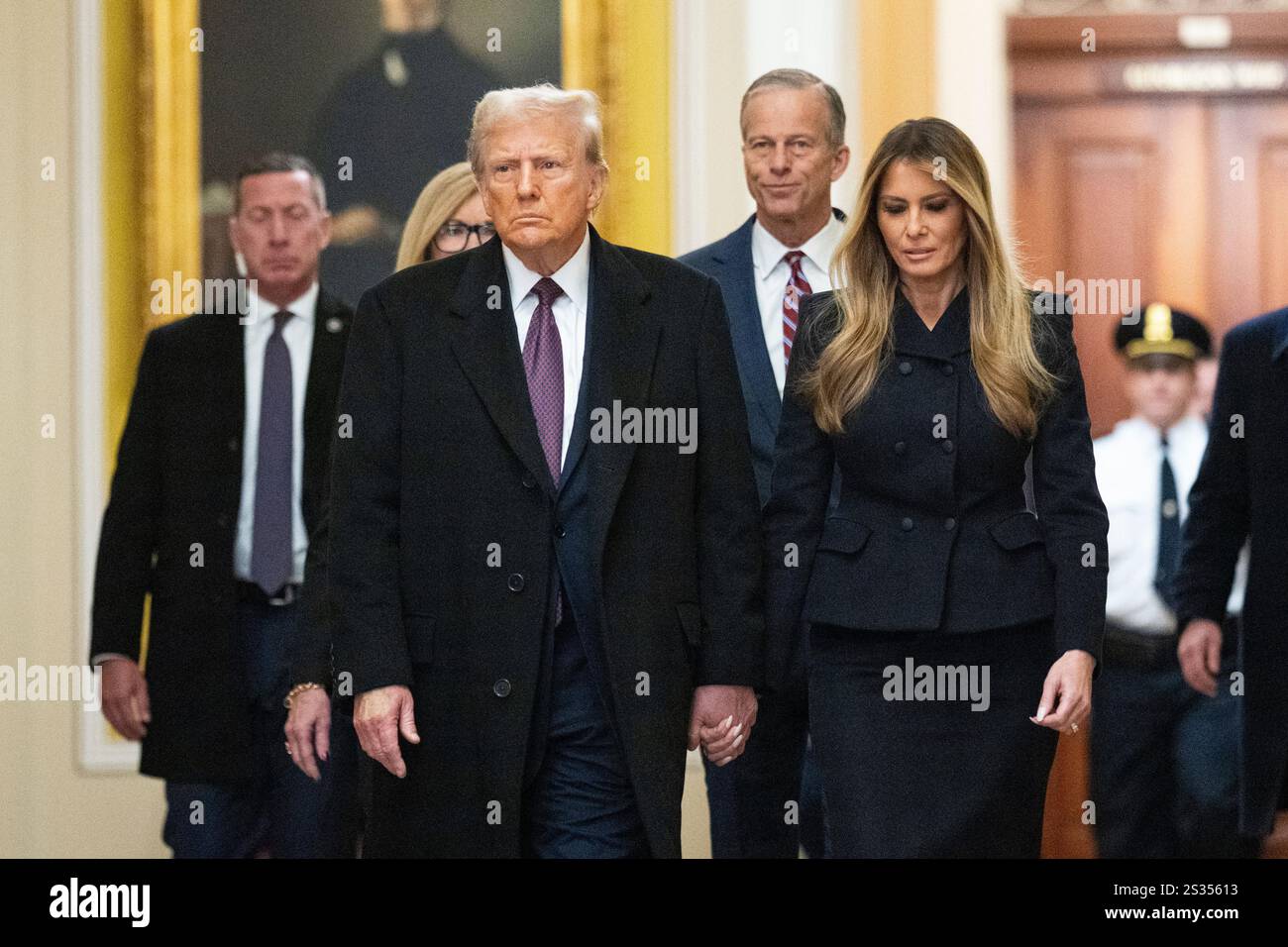UNITED STATES - JANUARY 8: President-elect Donald Trump and wife ...