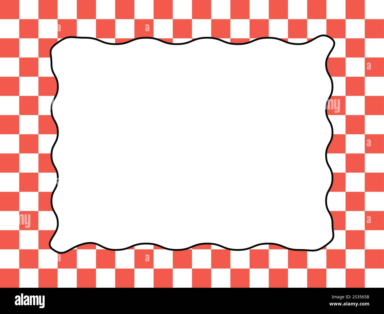 Wavy checker pattern background Stock Vector Images - Alamy