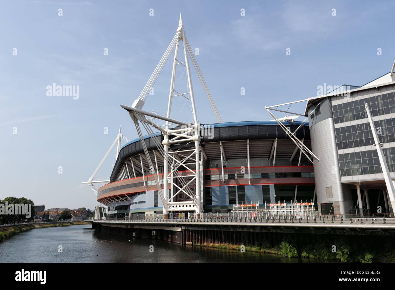Millennium / Principality Stadium in Cardiff city centre Wales UK ...