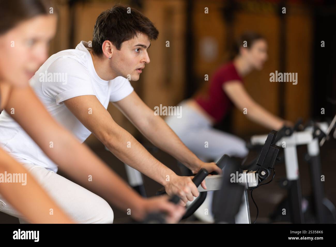 Hiit gym cycling hi-res stock photography and images - Alamy
