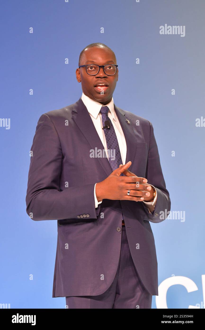 LAS VEGAS, Nevada - Lt. Governor Garlin Gilchrist ll Speaking at Union ...