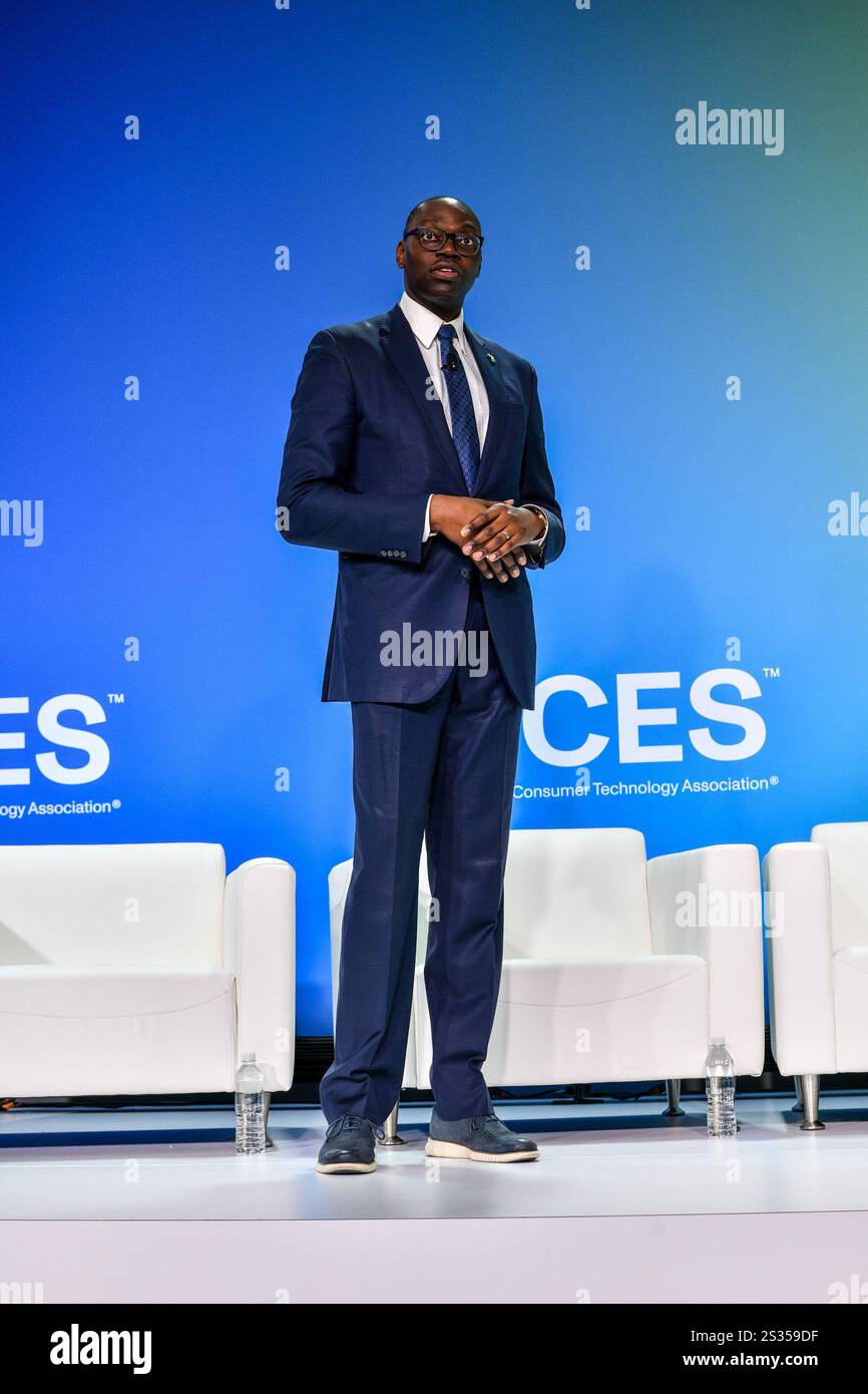 LAS VEGAS, Nevada - Lt. Governor Garlin Gilchrist ll Speaking at Union ...