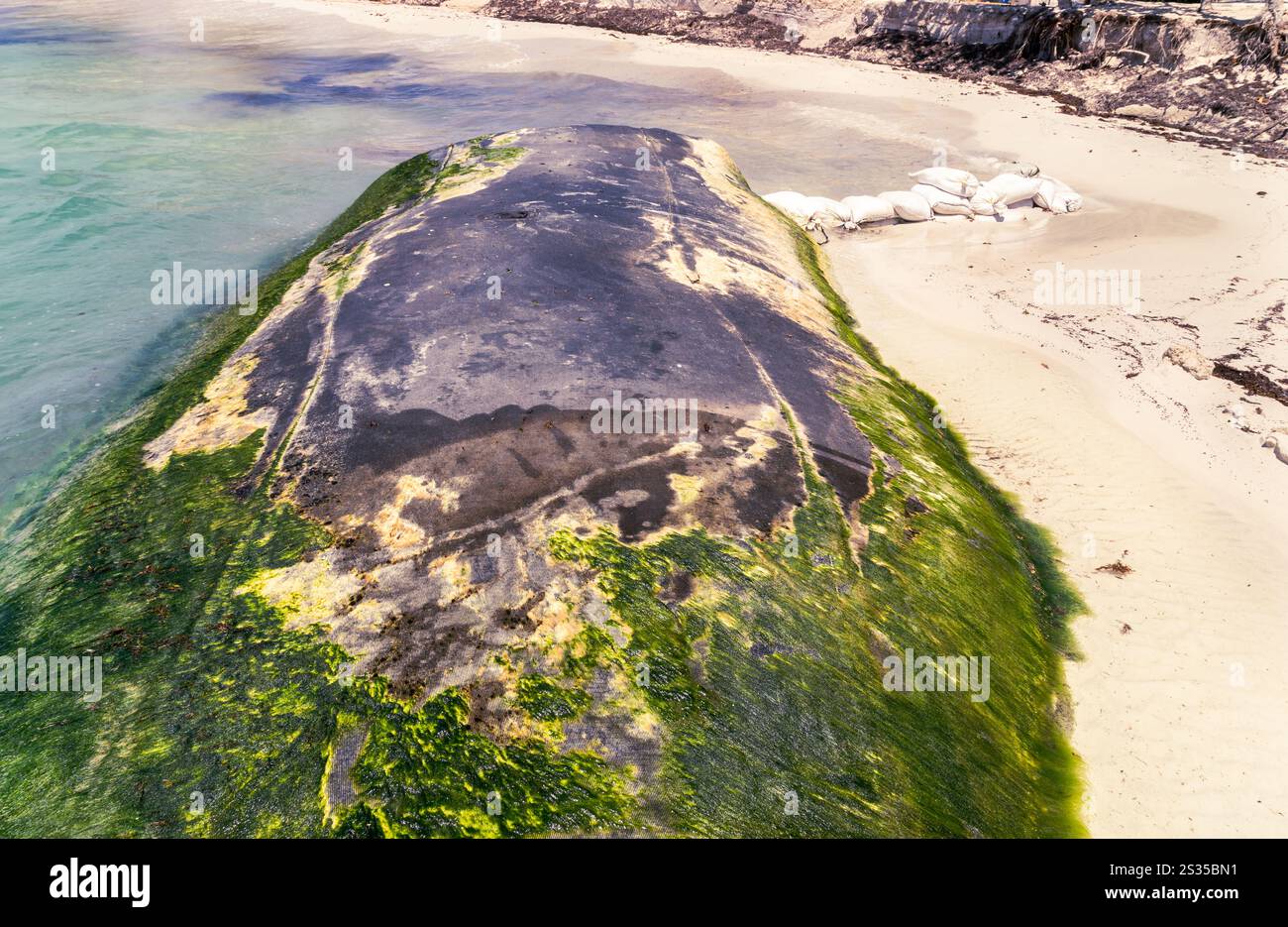 Erosion control geotube bags for coastal protection - traditional sand ...