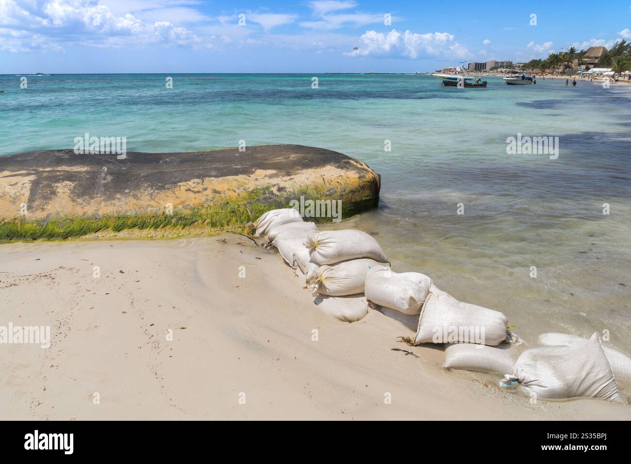 Erosion control geotube bags for coastal protection - traditional sand ...