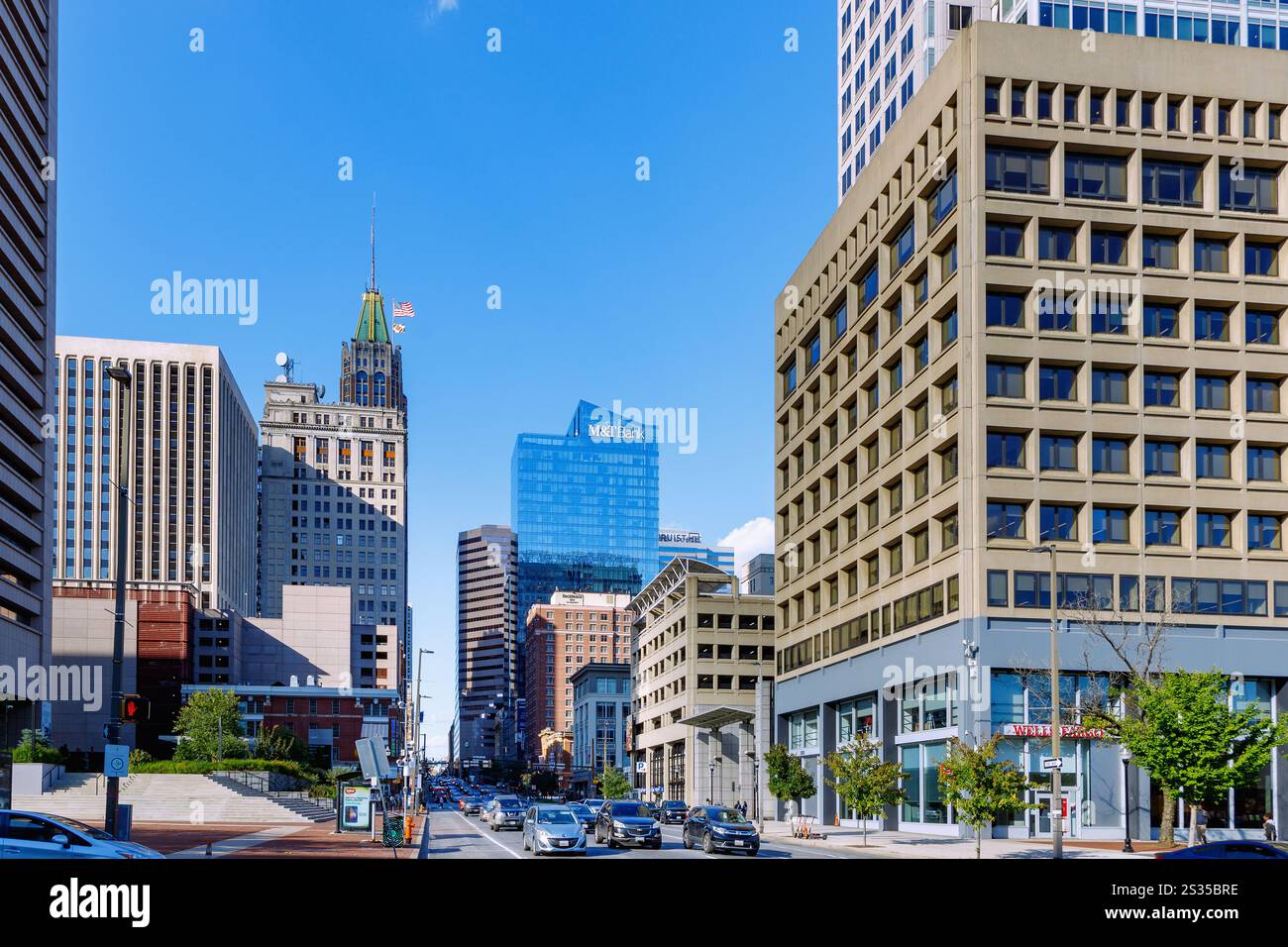 Light Street in downtown Baltimore, Maryland, USA Stock Photo - Alamy