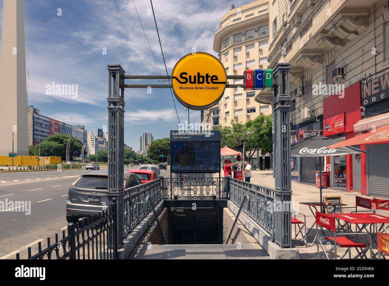 Buenos Aires, Argentina. January 01, 2025. View of Buenos Aires ...