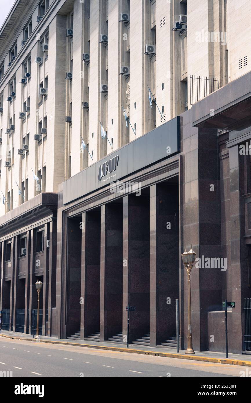 Buenos Aires, Argentina. January 01, 2025. Federal Administration of ...