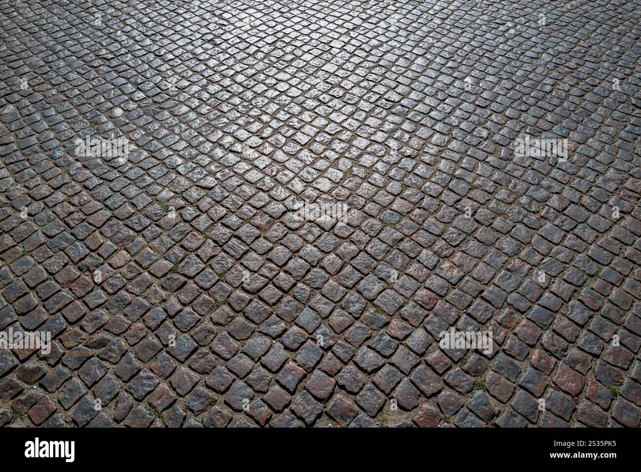 Stone road pattern background. Cobblestone pavement background ...