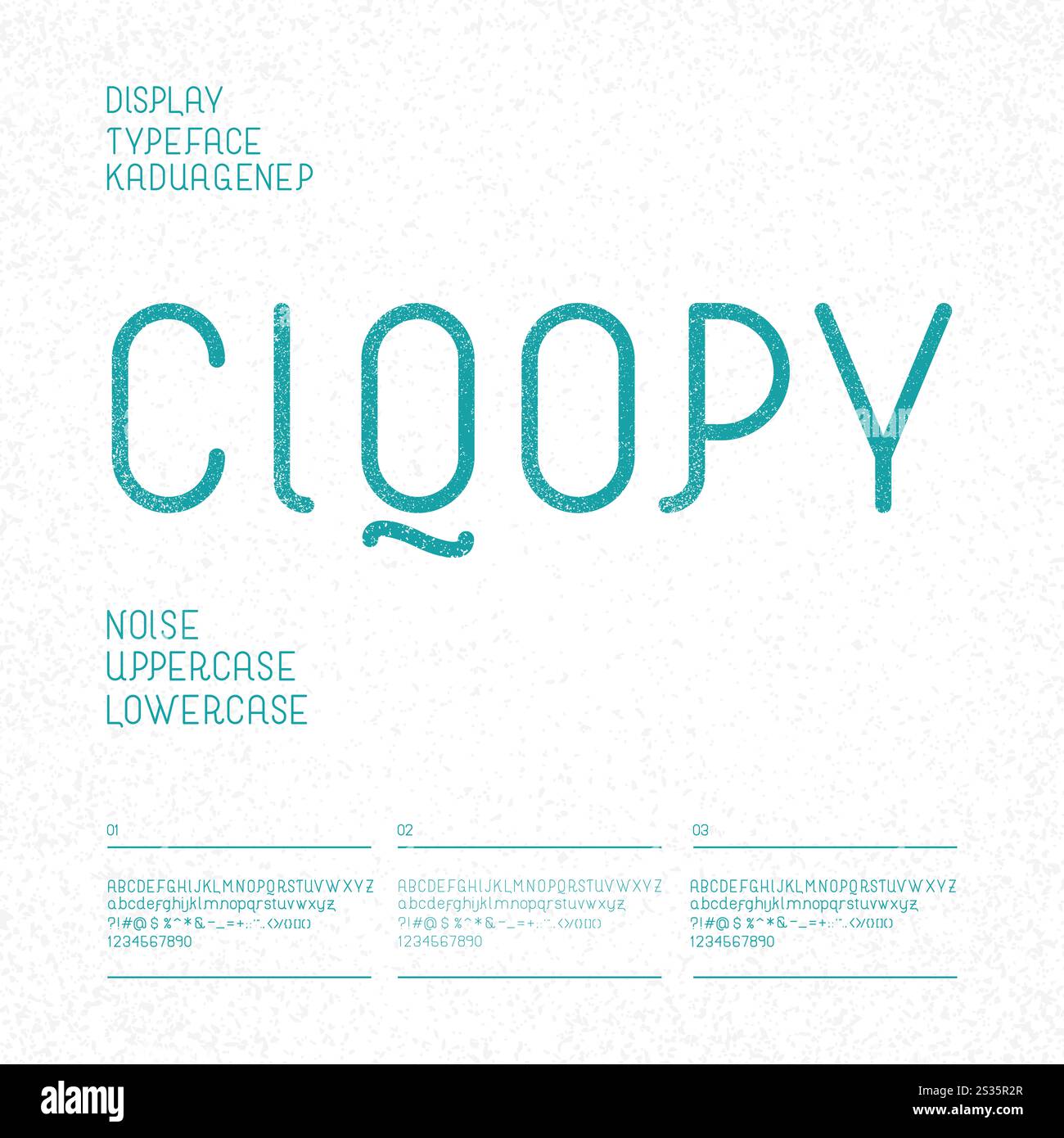 Elegant vintage noise style alphabet or font. casual typography fonts ...