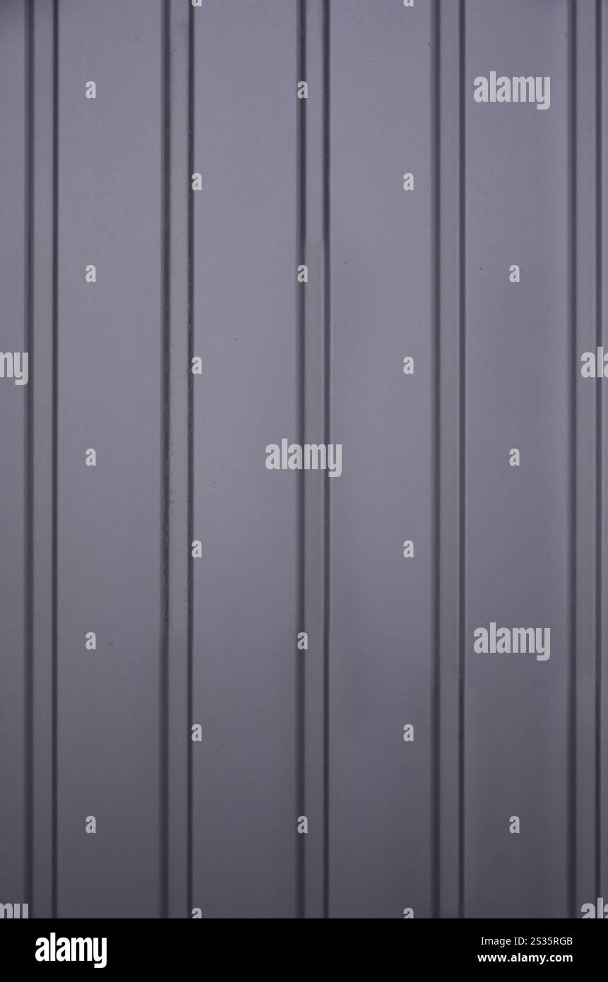 Siding, metal panels texture closeup in the daytime outdoors. Metal ...