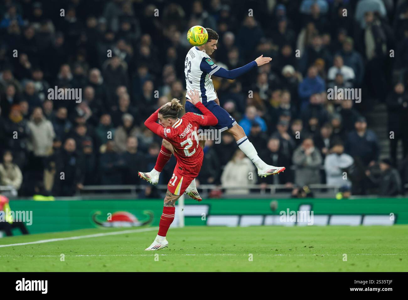 Tottenham Hotspur Stadium, London, UK. 8th Jan, 2025. Carabao Cup Semi ...