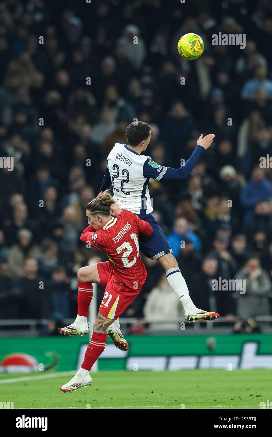 Tottenham Hotspur Stadium, London, UK. 8th Jan, 2025. Carabao Cup Semi ...