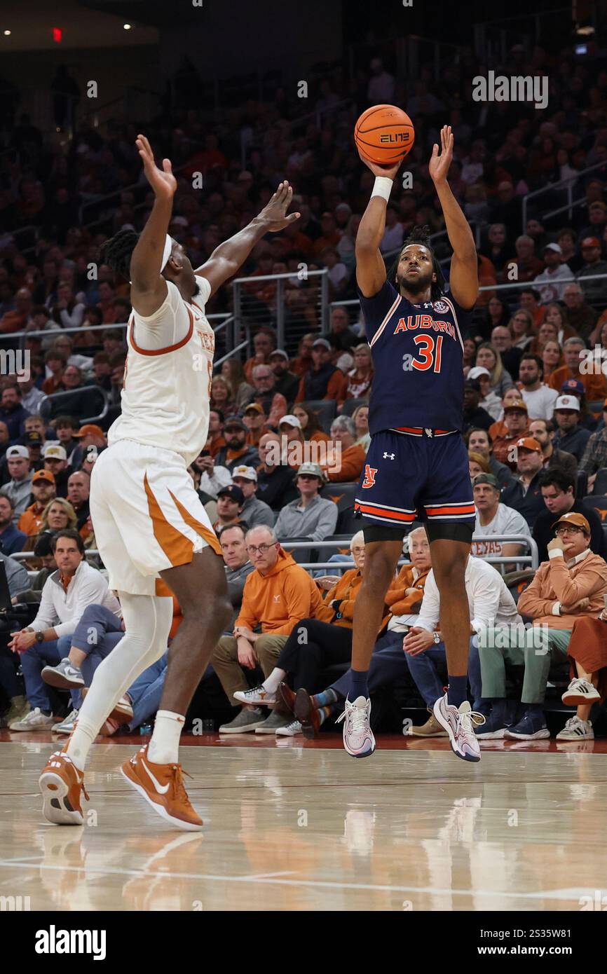 AUSTIN, TX - JANUARY 07: Auburn Tigers forward Chaney Johnson (31 ...