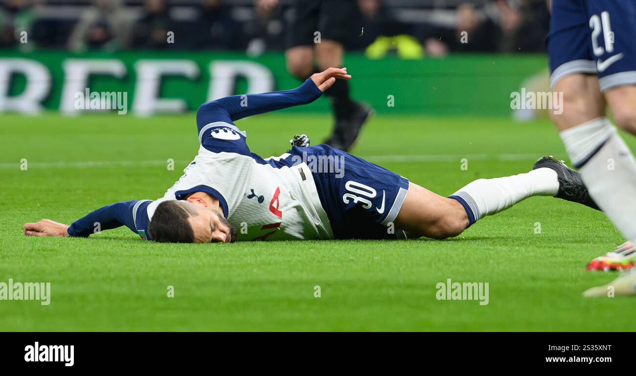 London, UK. 08th Jan, 2025. Tottenham Hotspur v Liverpool - Carabao Cup ...