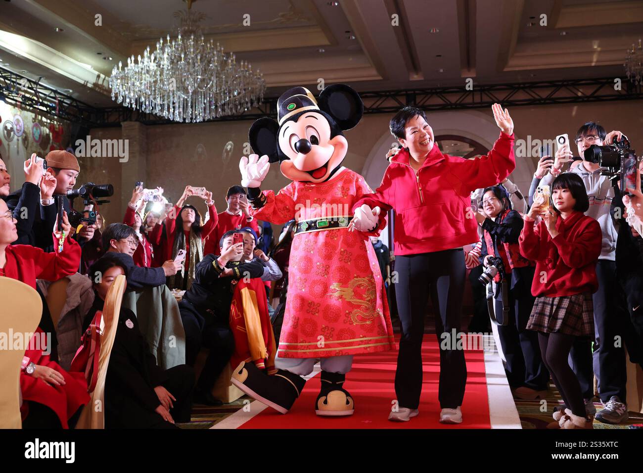Shanghai,China.8th January 2025. Table tennis player Ni Xialian and ...