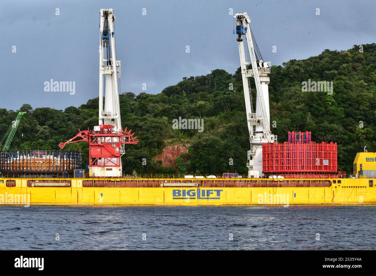 Chaguaramas, Trinidad & Tobago -Happy Star Ship, a heavy load carrier ...