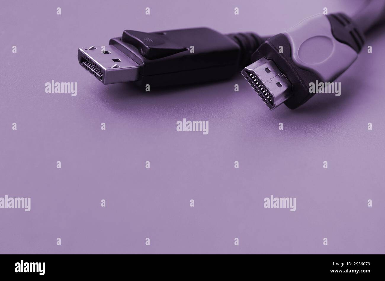 Audio video HDMI computer cable plug and 20-pin male DisplayPort gold ...