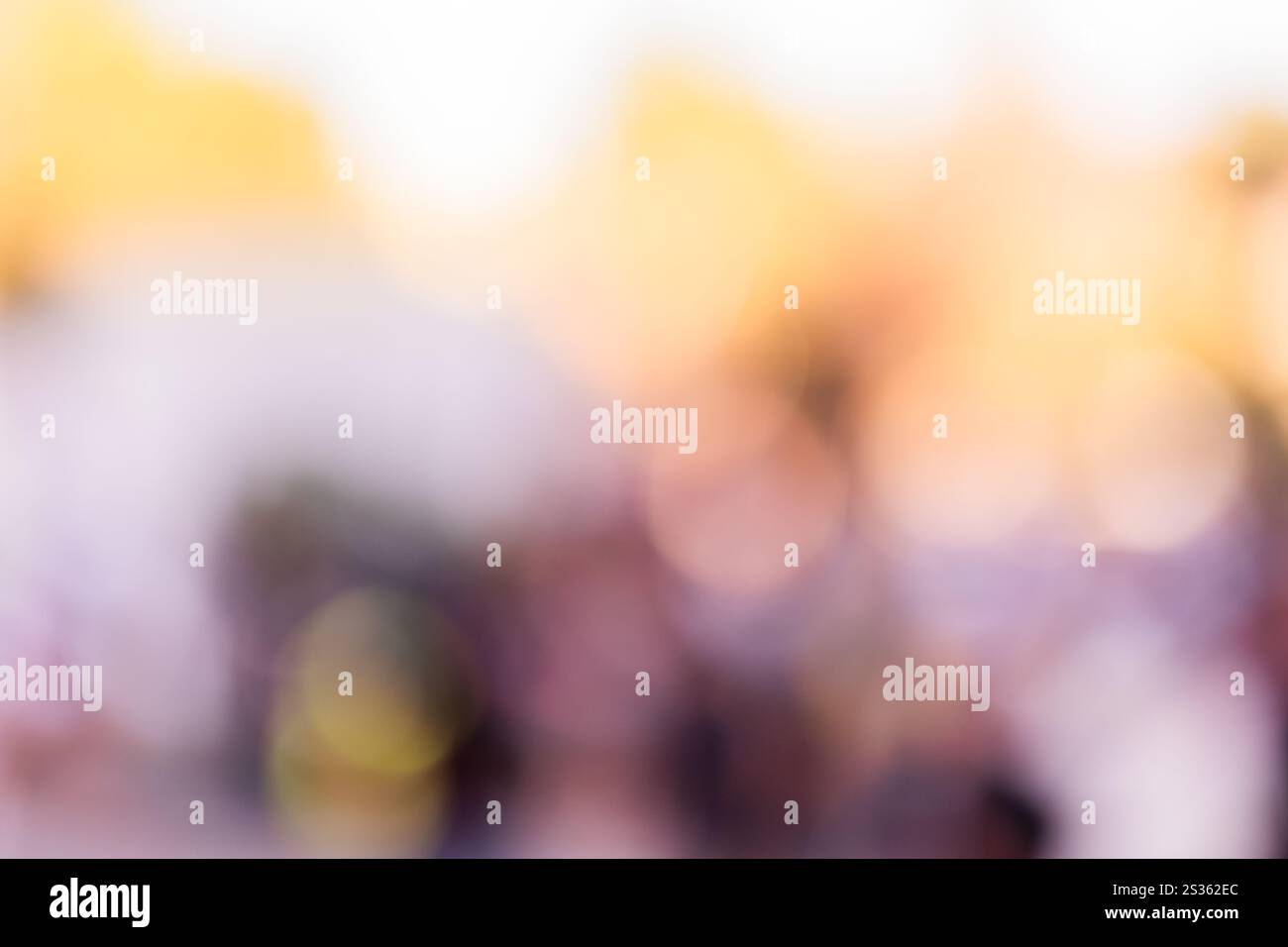 Blurred colorful background representing people celebrating columbus ...