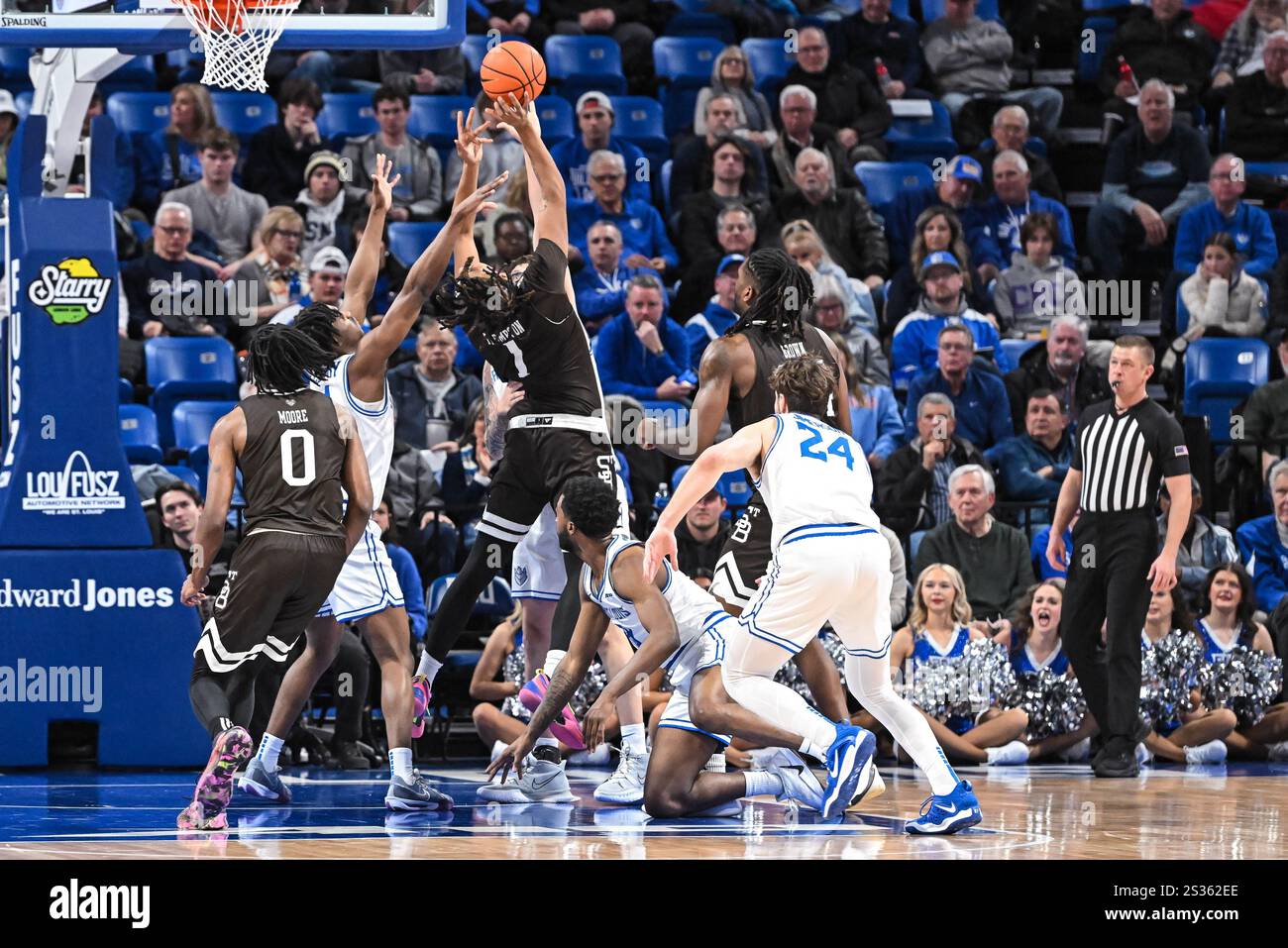 JANUARY 08, 2025: St. Bonaventure Bonnies forward Duane Thompson (1 ...
