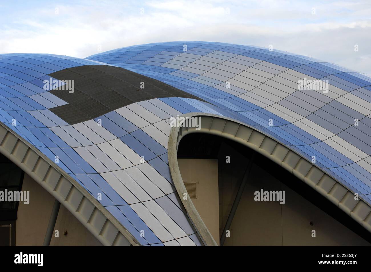 View of the Sage Gateshead music venue, now known as The Glasshouse ...